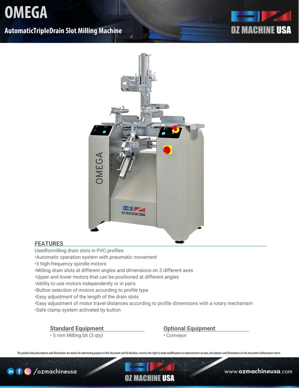 OMEGA Automatic Triple Drain Slot Milling Machine - Sheffield ...
